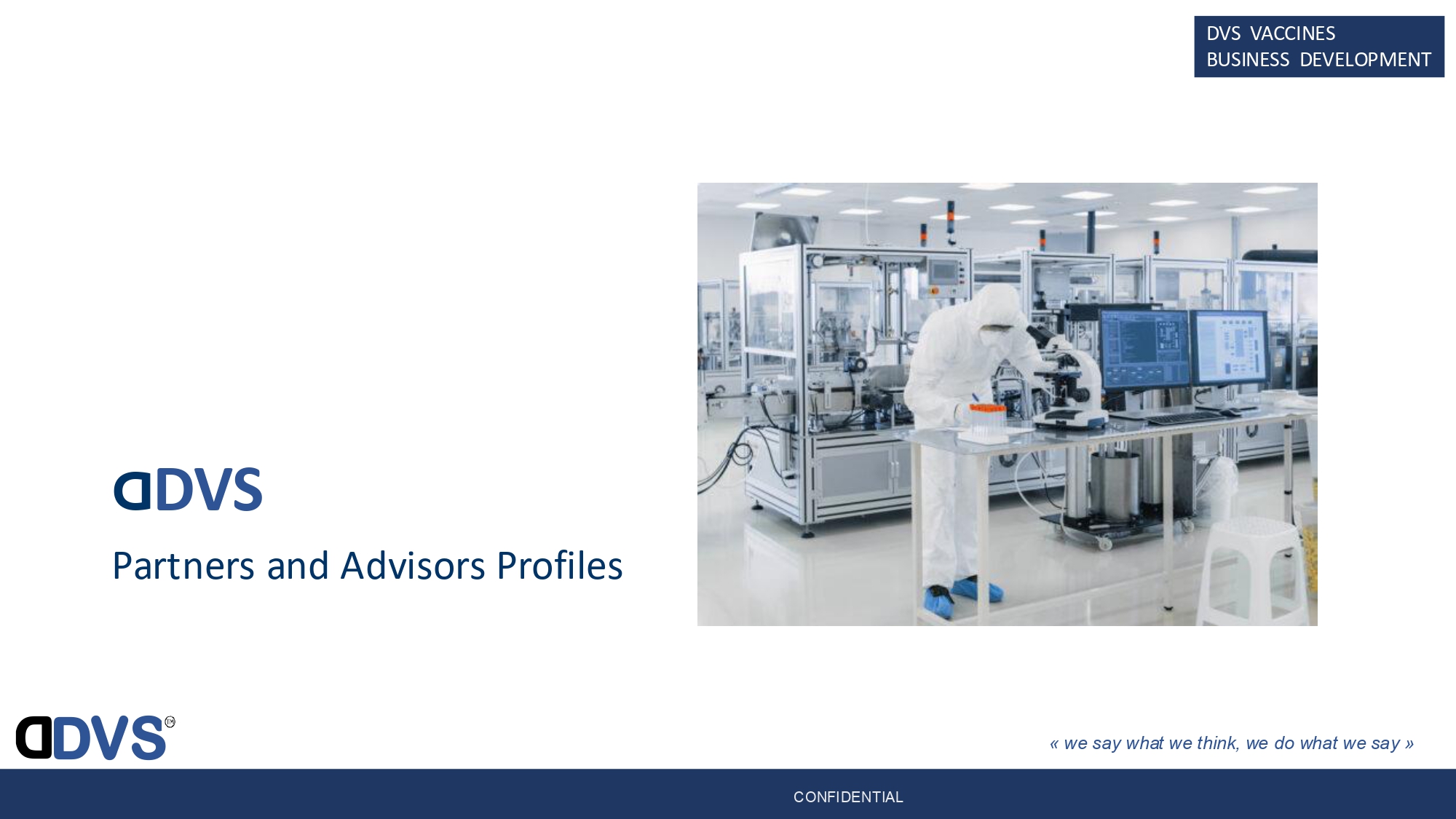 DVS Profile – Vaccine Company